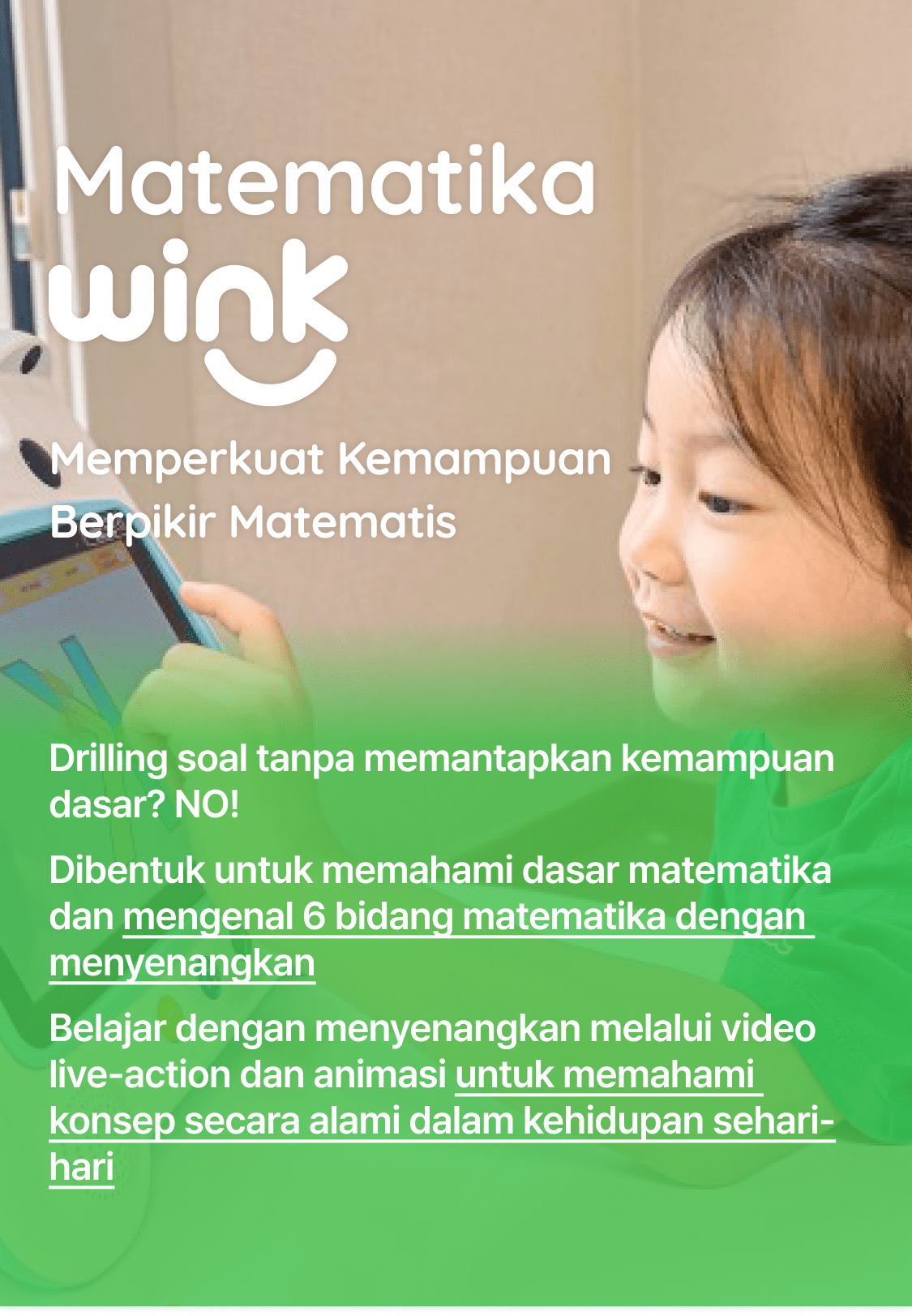 Wink - Pendidikan Inovatif Korea untuk Anak 3-7 tahun.